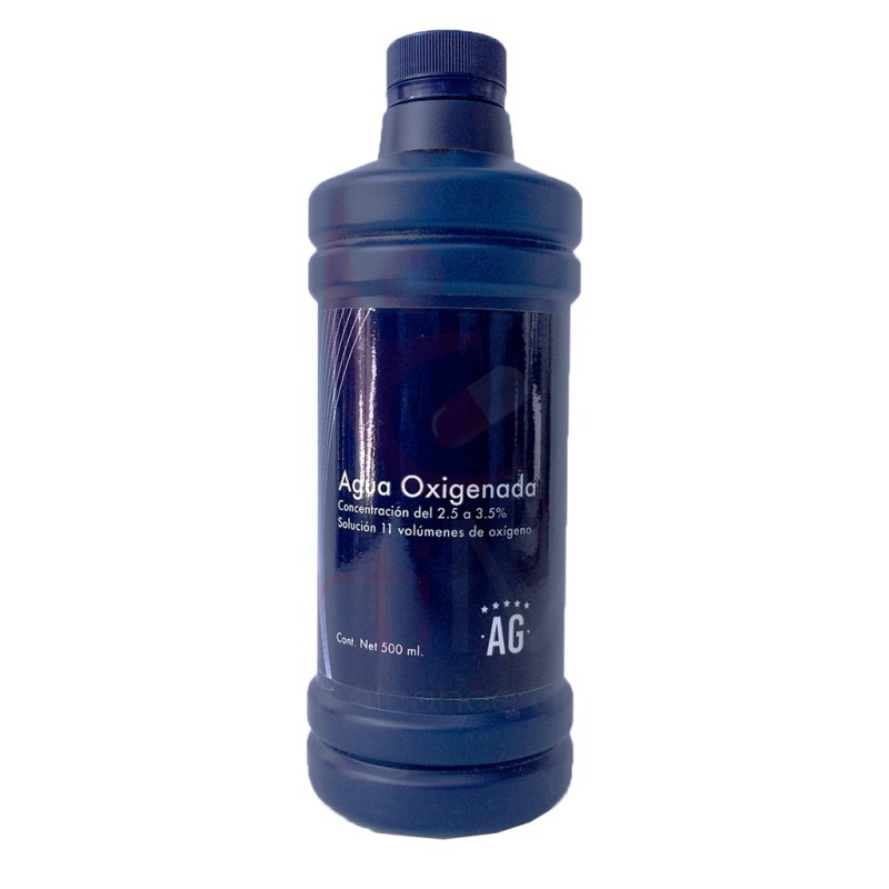 Agua Oxigenada Solucion al 3.5% 500 ML. AGSA